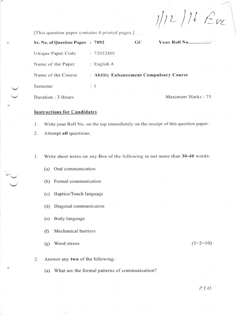 Aecc English A Semester 1st Pdf Learning Linguistics