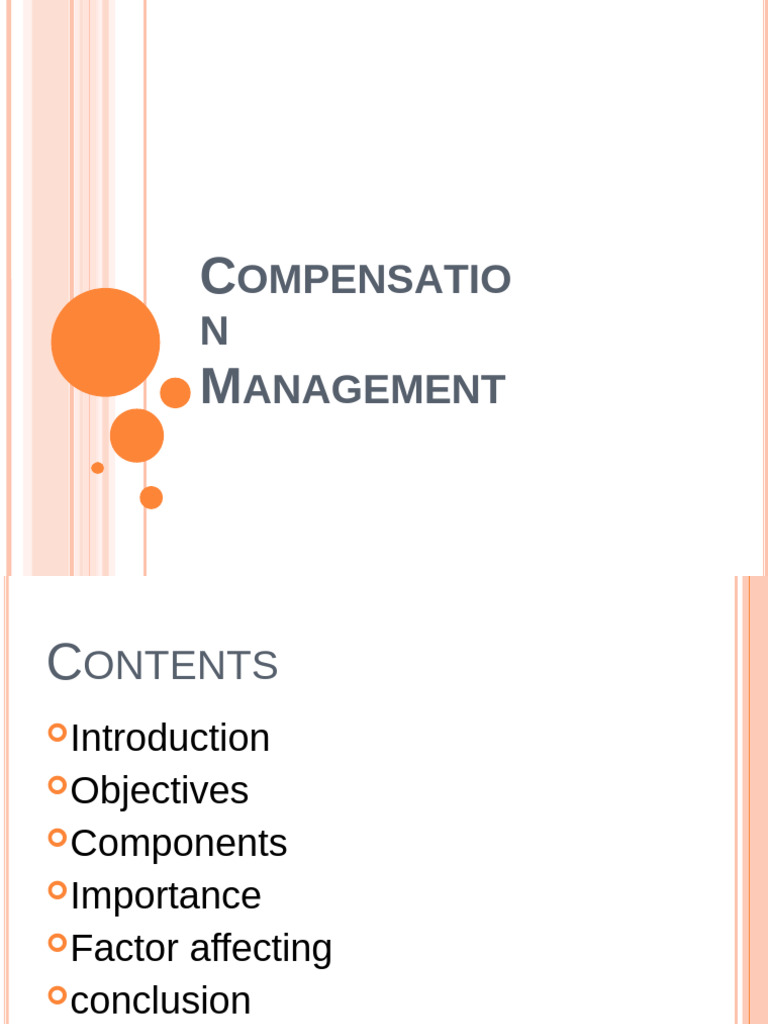 Compensation Management | PDF