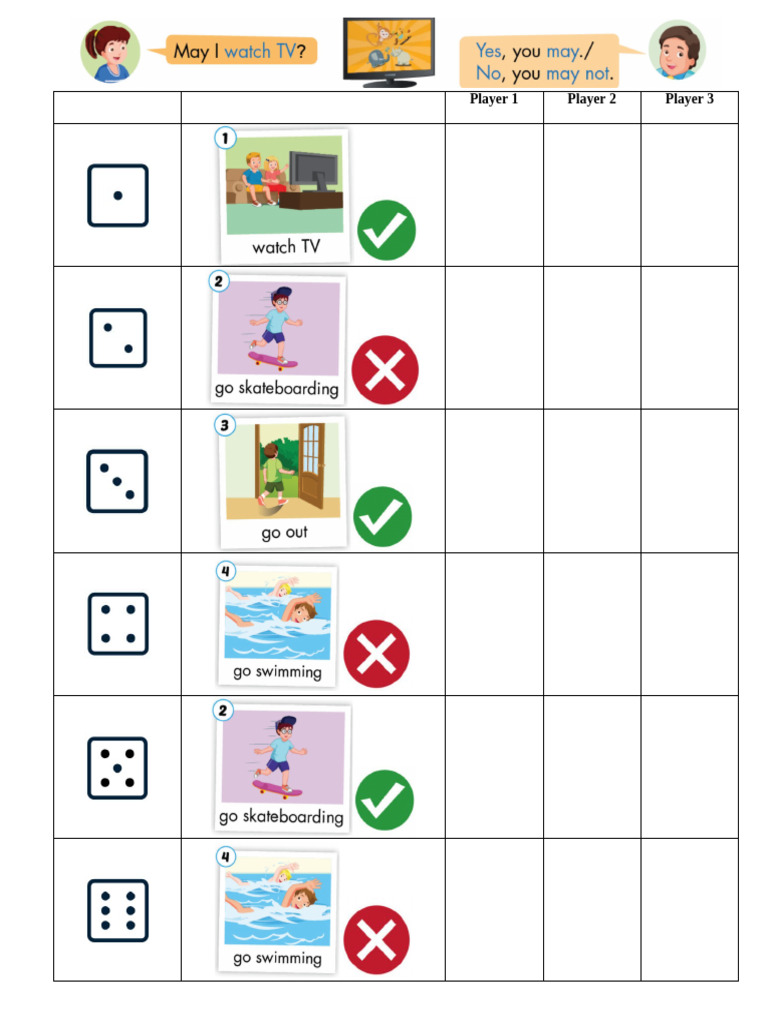Unit 5 Lesson 3 Dice Game | PDF