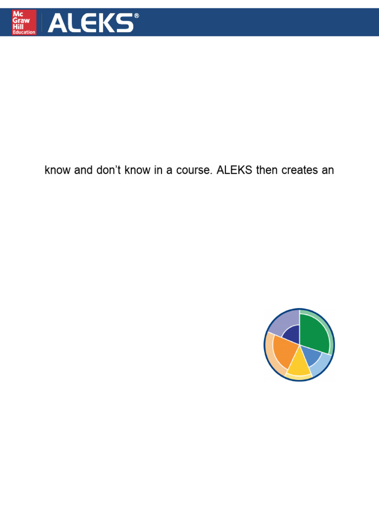 ALEKS Student Orientation | PDF | Knowledge | Learning