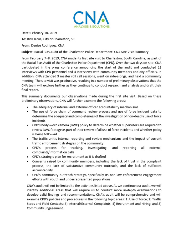 VisitMemo FINAL | PDF | Chicago Police Department | Law Enforcement