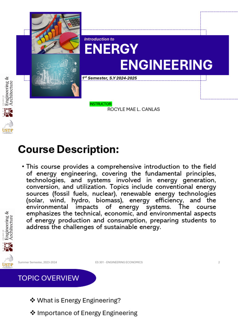 Lecture 1 - Introduction To Energy Engineering | PDF | Energy ...