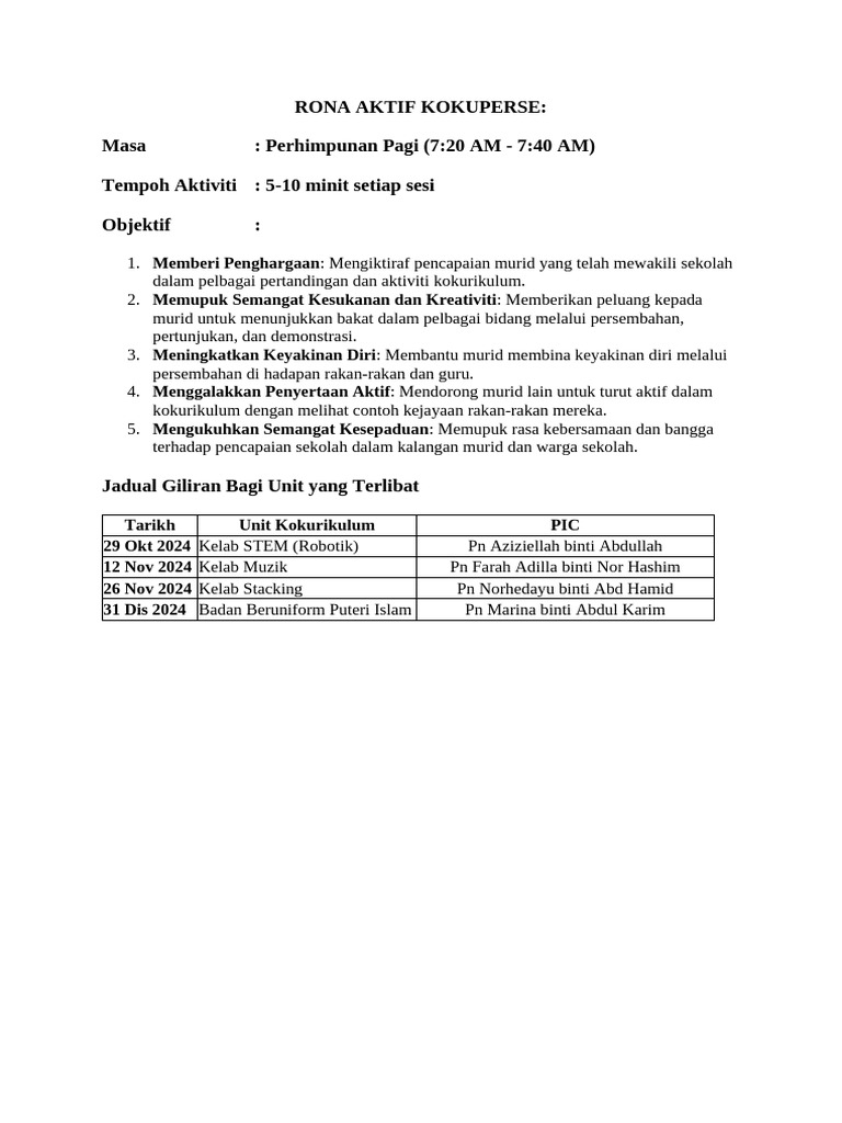 Rona Aktif Kokuperses | PDF