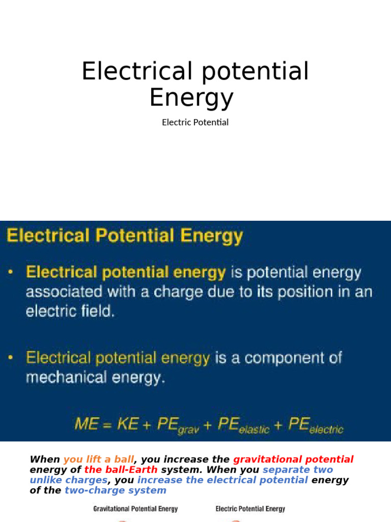 Potential Energy | PDF