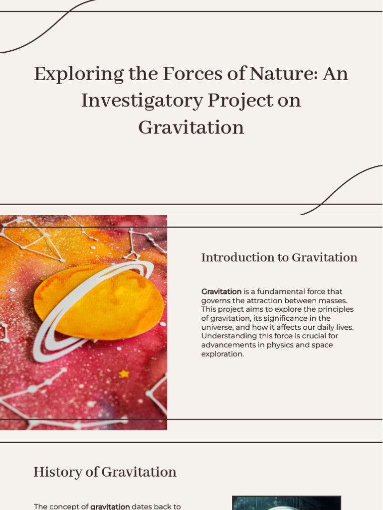 Slidesgo Exploring The Forces of Nature An Investigatory Project On ...