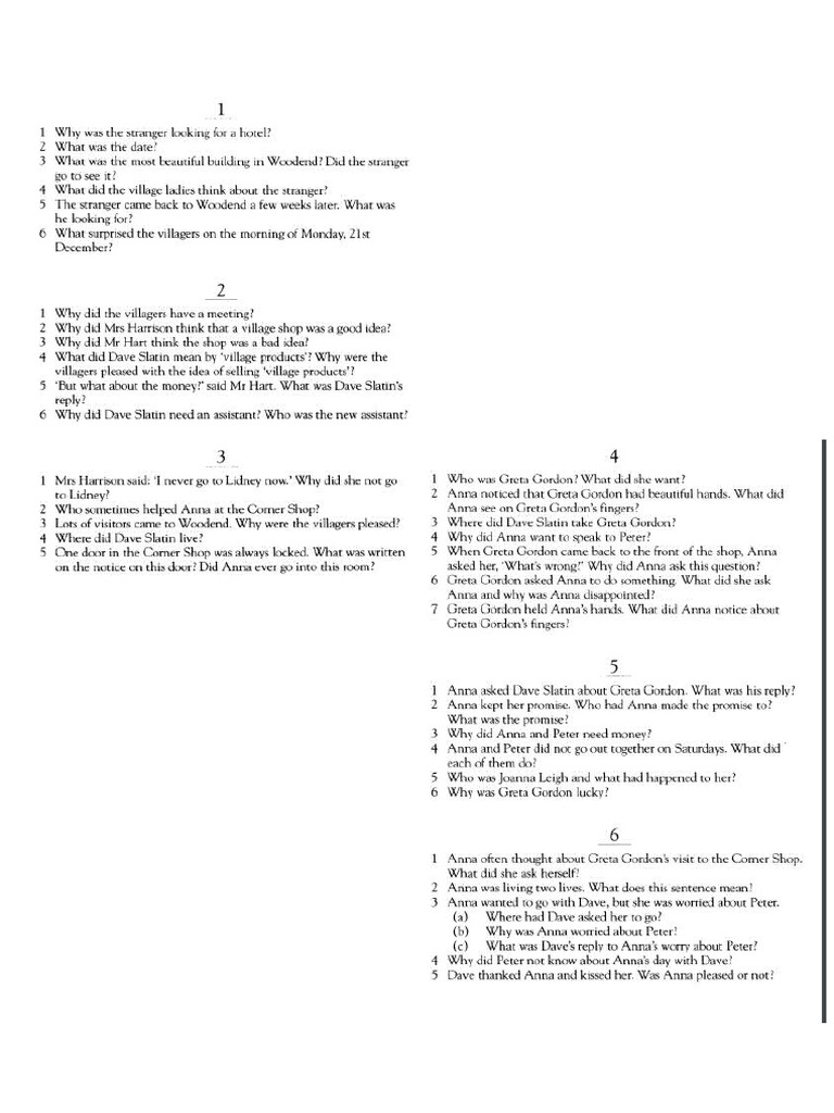 The Stranger by Norman Whitney Book Report Questions | PDF