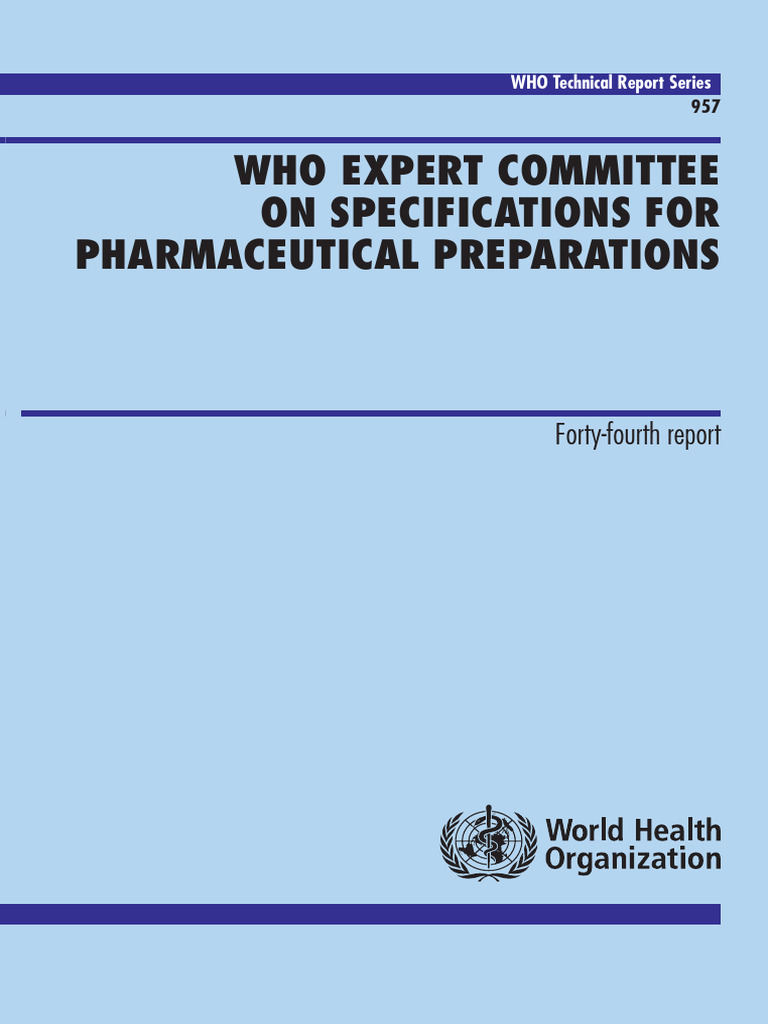 Informe 45 de La Oms | PDF | World Health Organization | Medicine