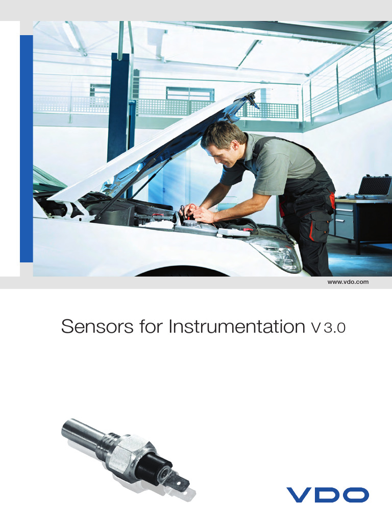 2010 Vdo Sensors for Instrumentation v3 En | PDF | Instrumentation | Switch