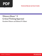 WATSON Sample | PDF | Inference | Argument