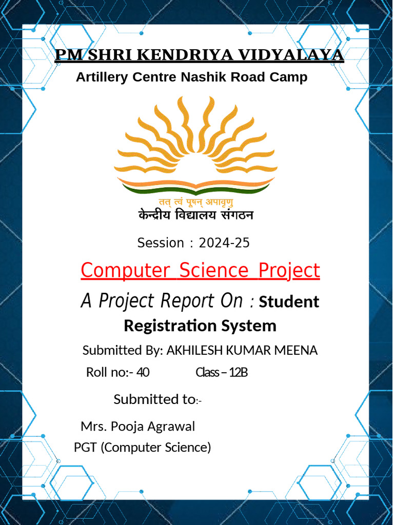 Student Registration System | PDF | Databases | Input/Output