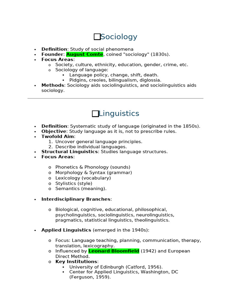 Sociolinguistics 1 Pdf Linguistics English Language
