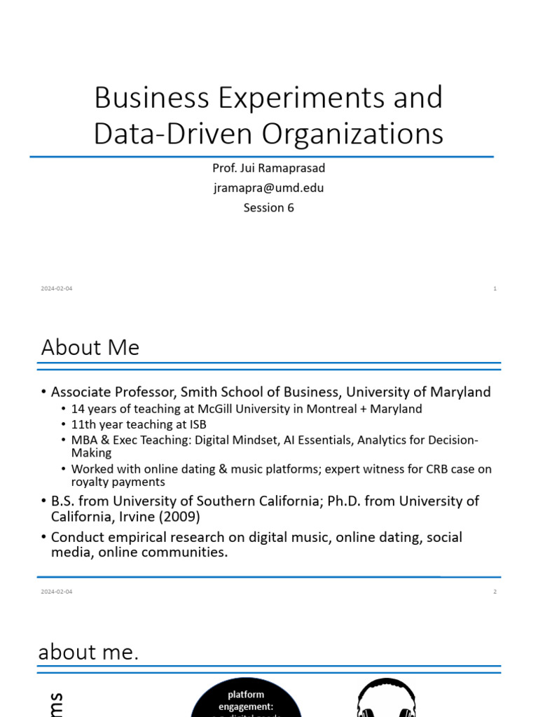 Session 6 BEDO - Hyd (Before Class) | PDF | Experiment | Methodology