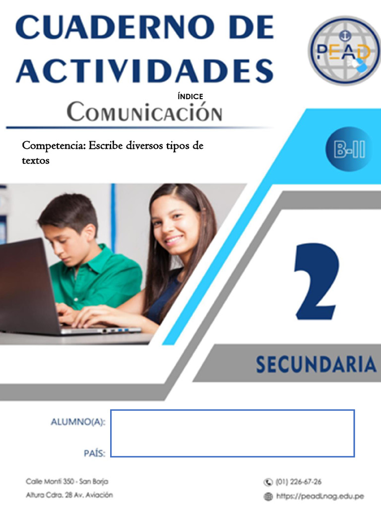 Cuaderno_de_actividades_-_ESCRIBE_2do_final | PDF | Léxico | Verbo Cuaderno_de_actividades_-_ESCRIBE_2do_final | PDF | Léxico | Verbo