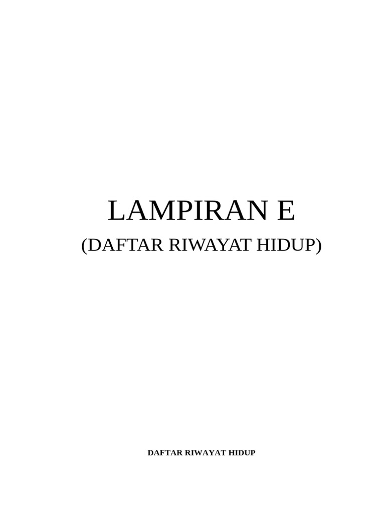 Lampiran e | PDF