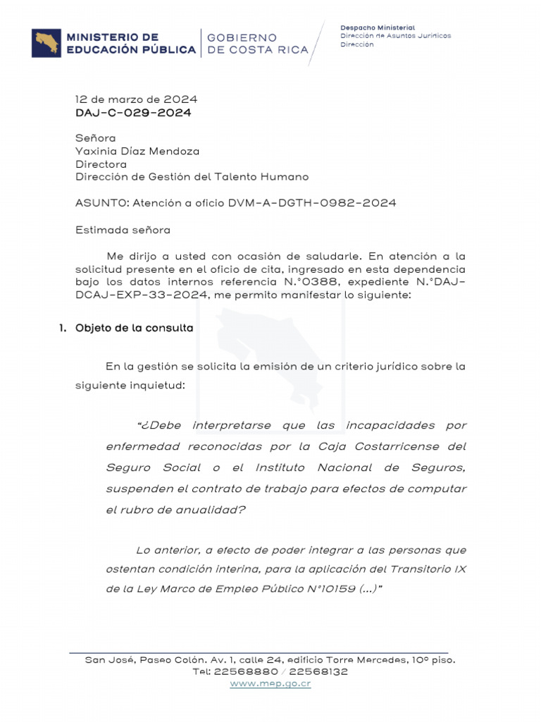 Daj C 029 2024 | PDF | Salario | Justicia