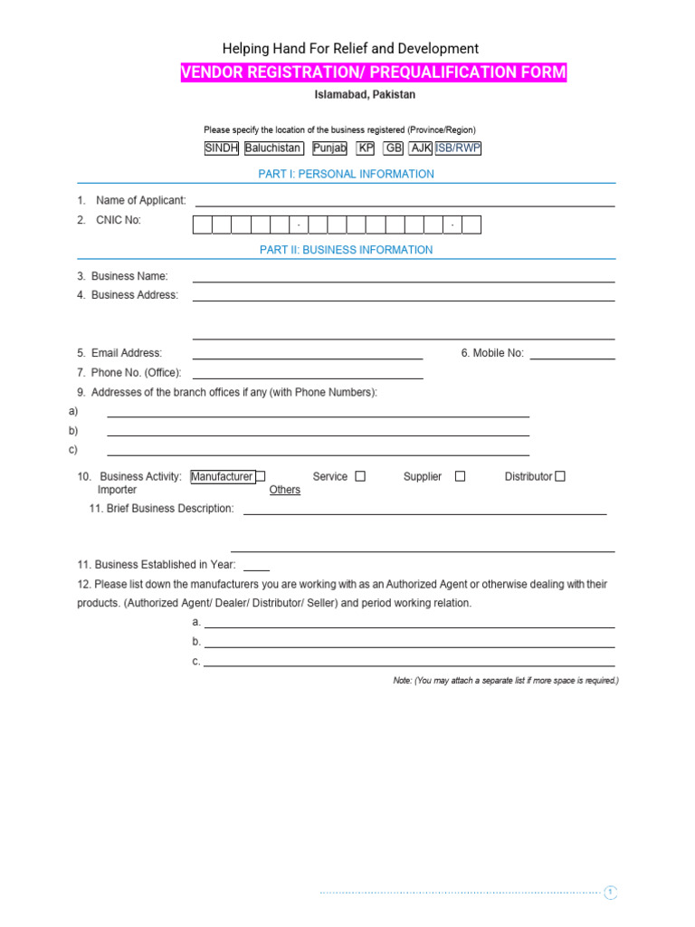 Prequalification Document | PDF | Photocopier