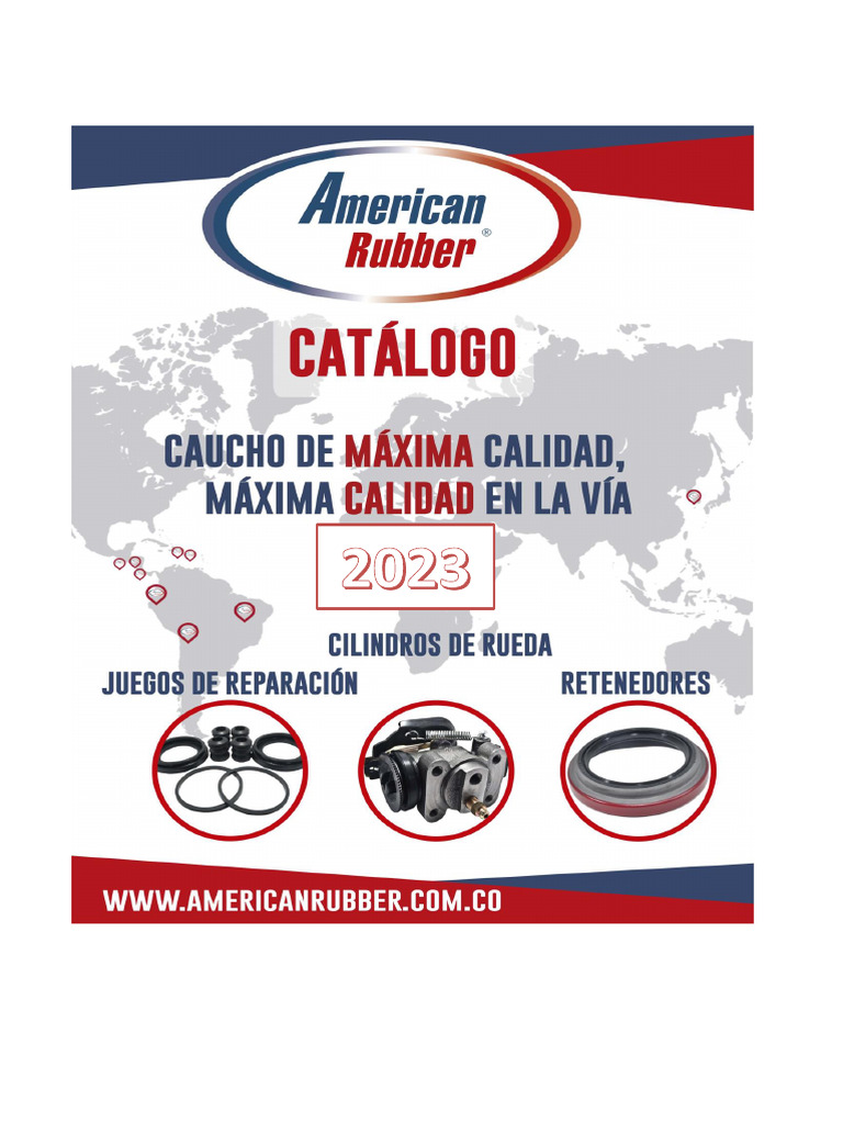 Catalogo American Rubber 2023 | PDF | Coche | Vehículos