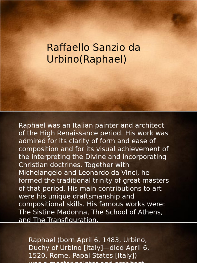 Raffaello sanzio | PDF | Raphael | Paintings
