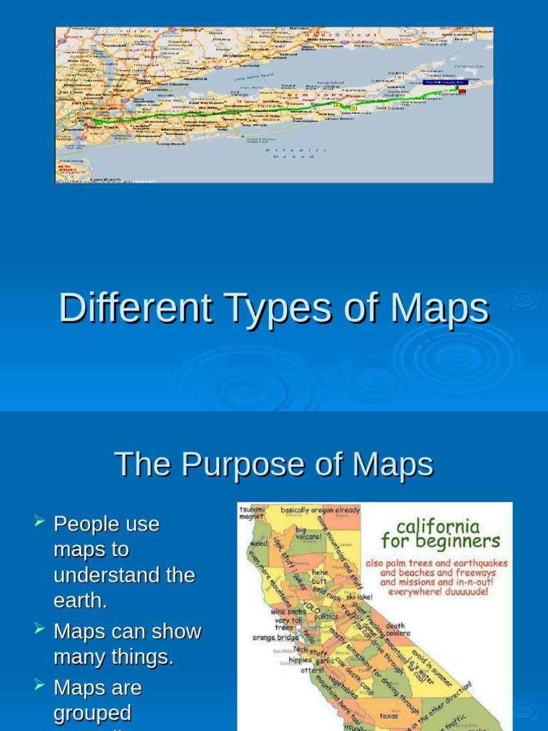 Different Types of Maps | PDF