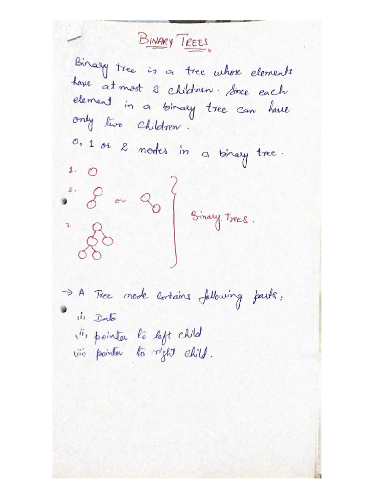 Binary Trees 1 | PDF