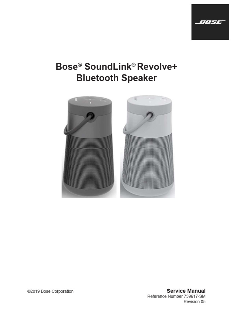 Bose Soundlink Revolve Bluetooth SM | PDF | Bipolar Junction Transistor | Electrostatic Discharge