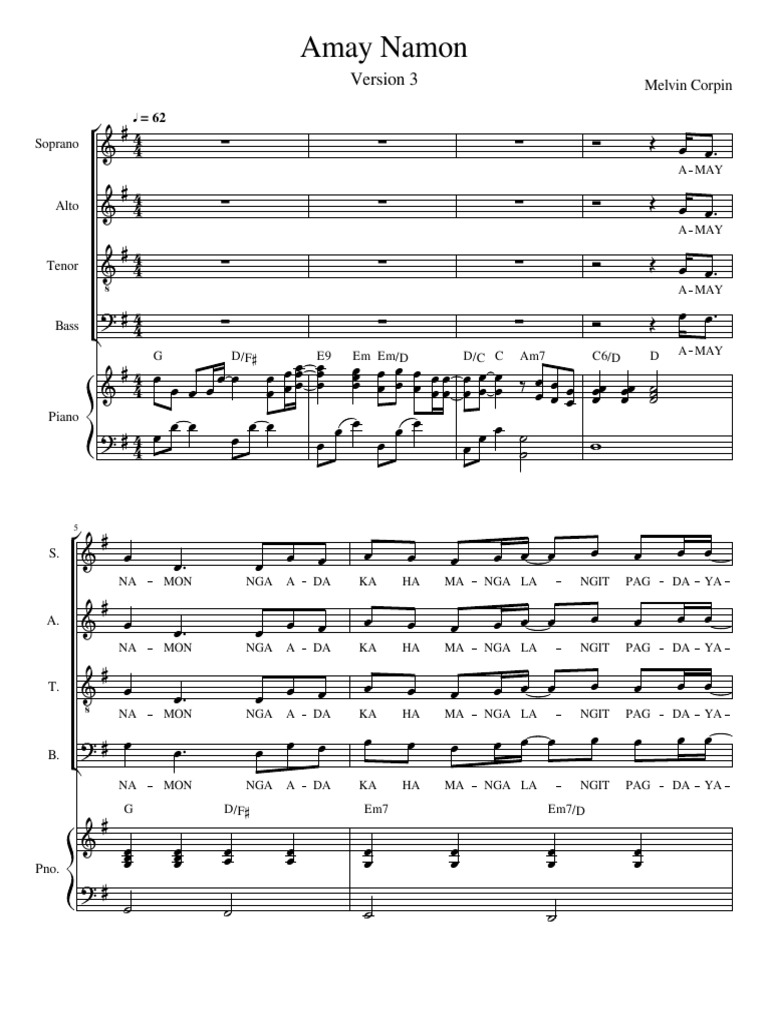 Amay Namon Version 3 | PDF