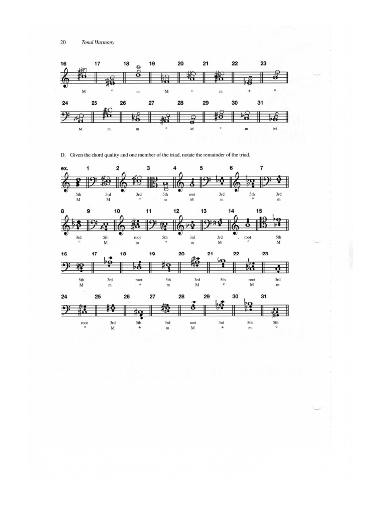 Solfeo 701 Tarea 1 | PDF