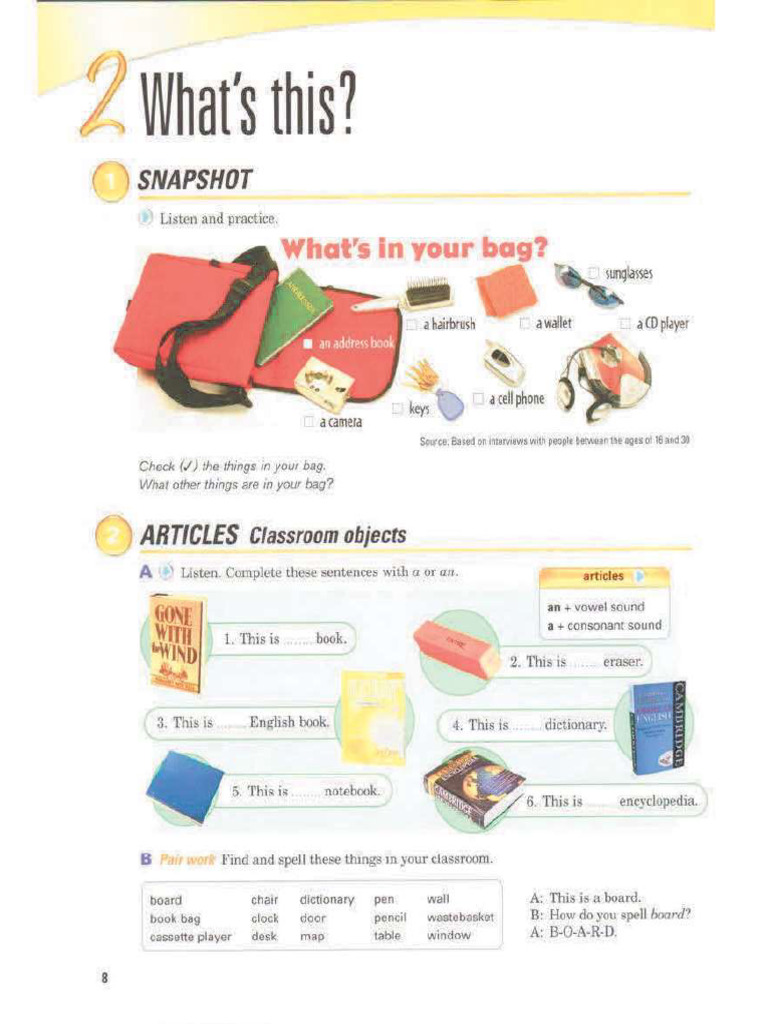 Interchange Intro-Unit 2 | PDF