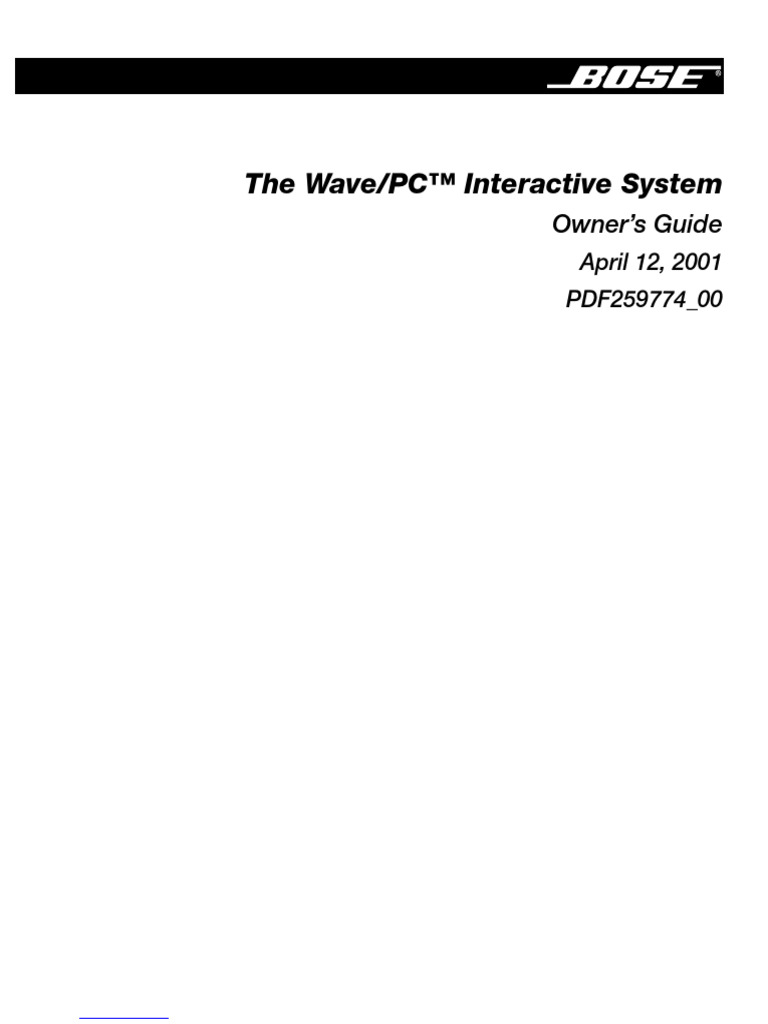 wave_pc_system | PDF | Electromagnetic Interference | Antenna (Radio)