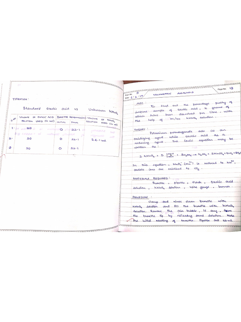 Chemistry Exp no 3 | PDF