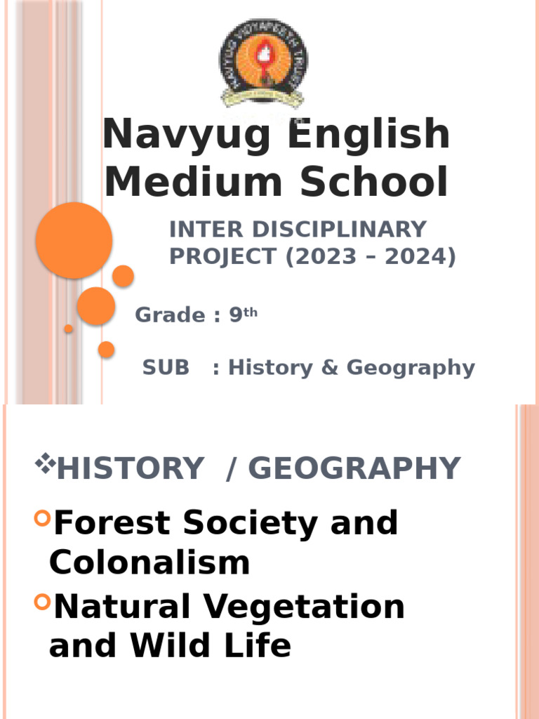 Forest Society And Colonialism Project Pdf Forests Precipitation