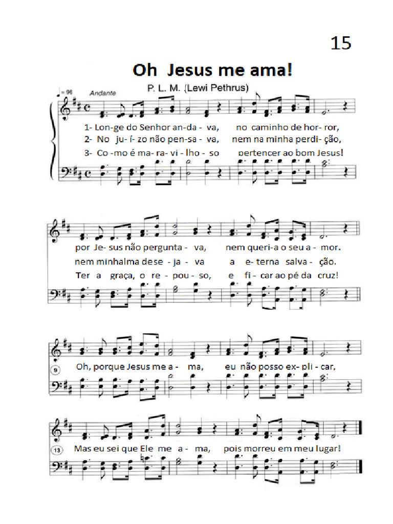 Dev 015 Oh Porque Jesus Me Ama | PDF