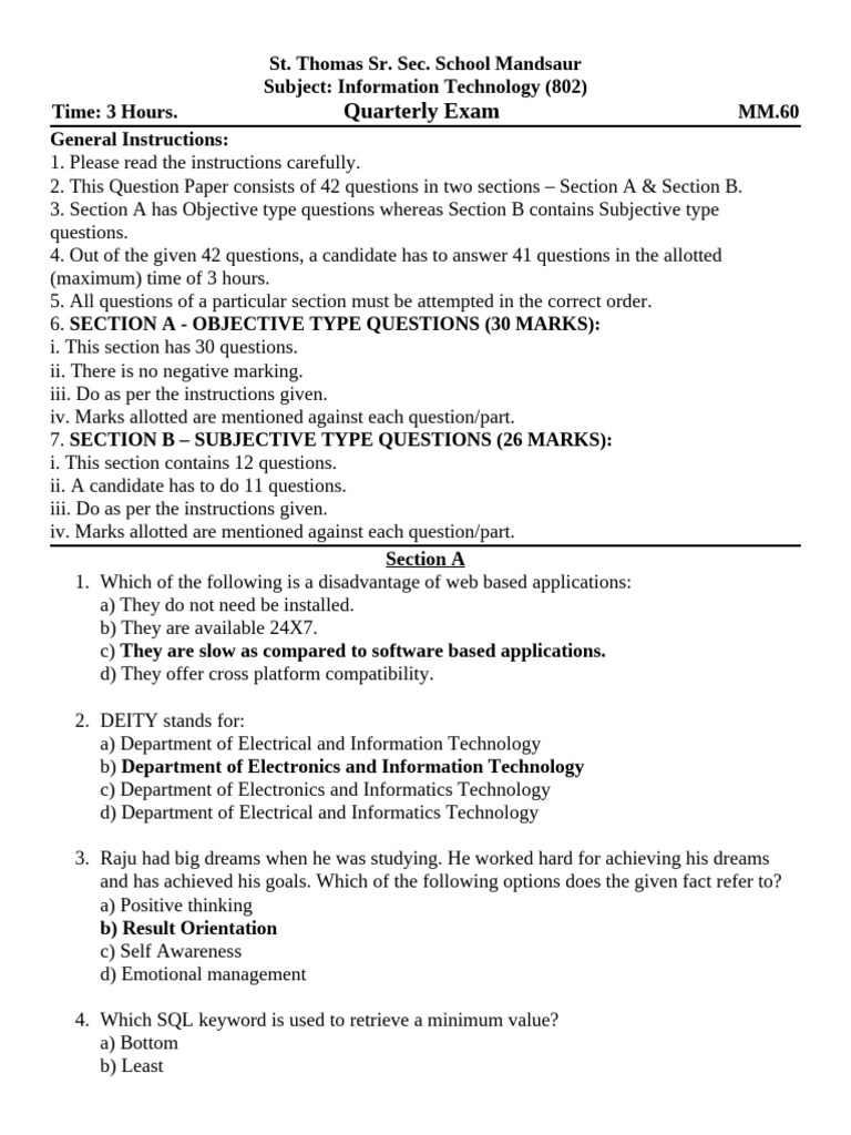XII IT sep 2024 | PDF | Computing | Software Design