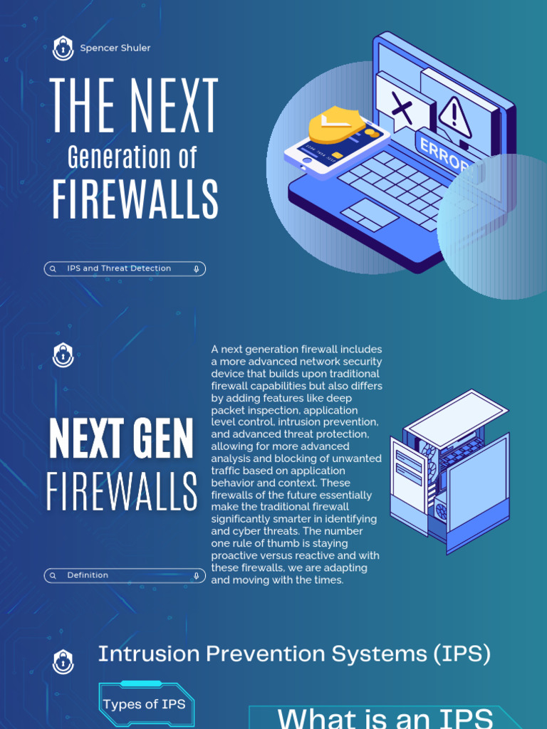 The Next Generation of Firewalls | PDF | Artificial Intelligence | Intelligence (AI) & Semantics