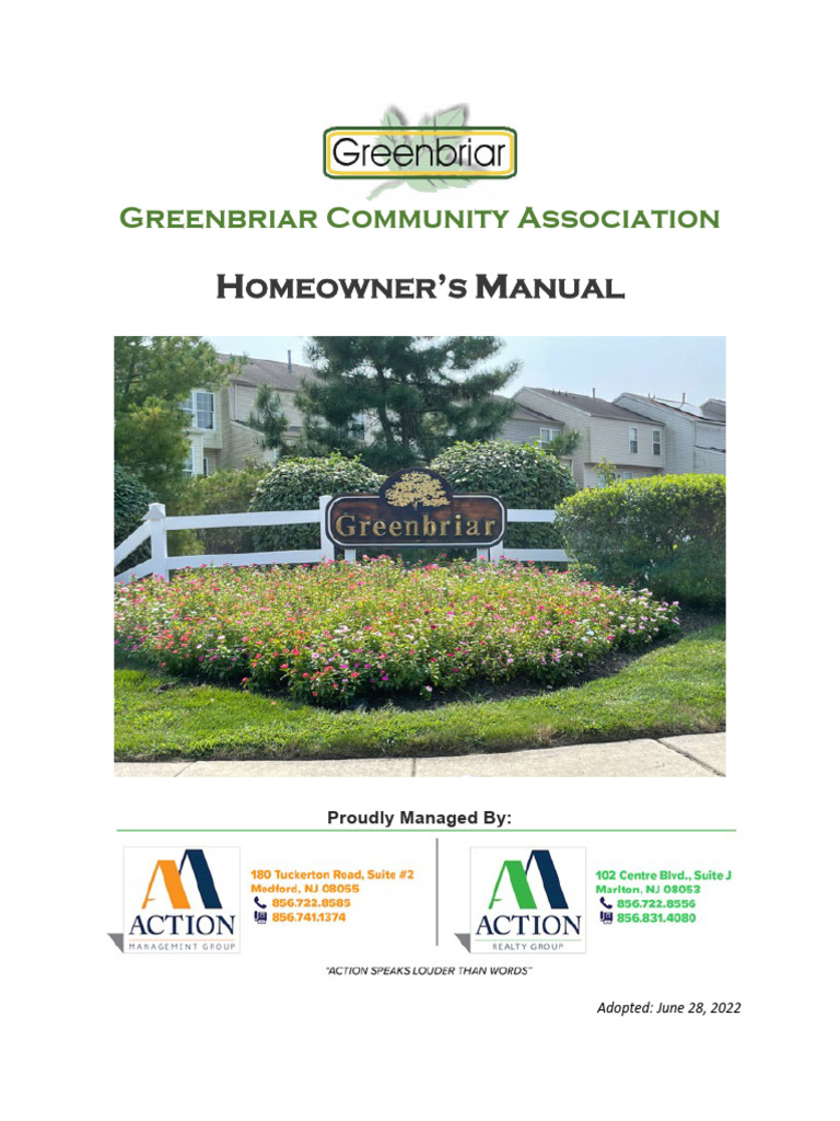 Gca - Homeowner's Manual - Final | PDF | Mediation | Alternative Dispute Resolution