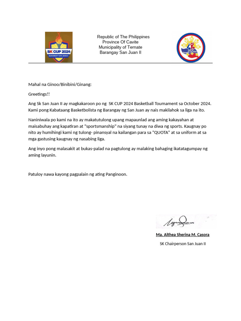 Basketball Solicit | PDF