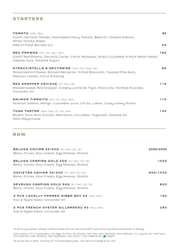 Mercury Food Menu A4 27 Oct 24 | PDF | Foods | Vegetables