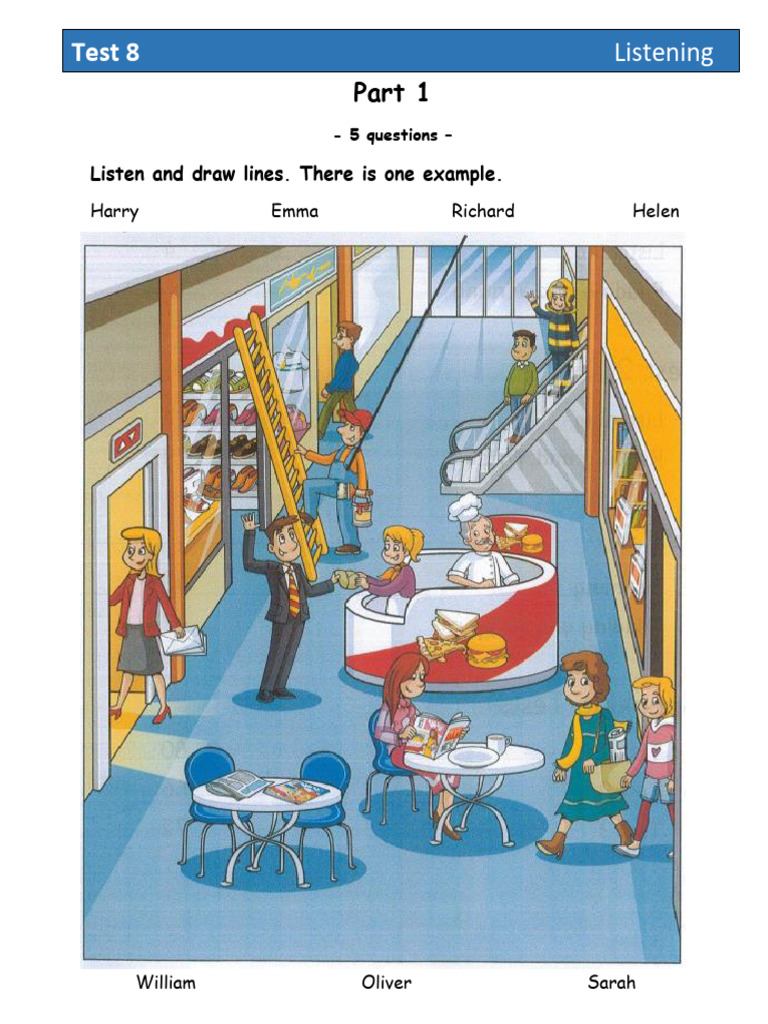 Flyers Listening Practice Test 8 | PDF