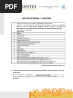 Lista de Material - 9º Ano EF. 2025 | PDF