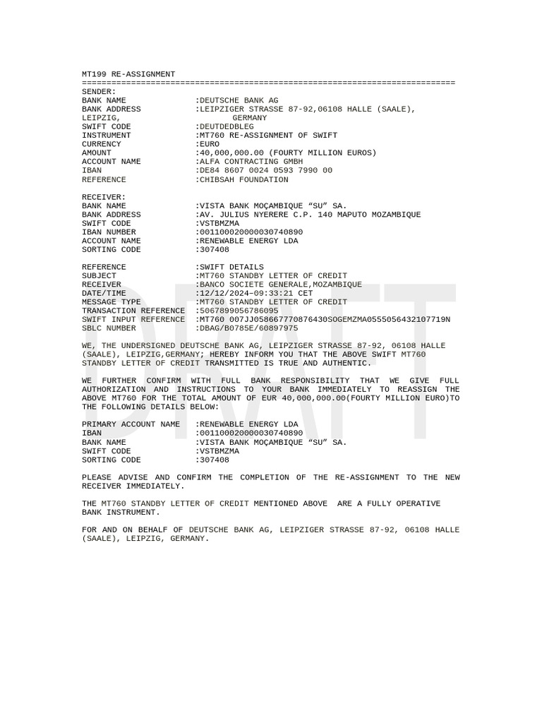Db Mt199 Reassignment | PDF
