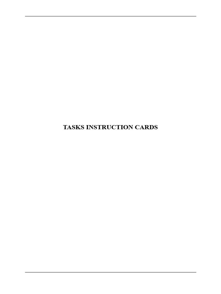 English Tasks Instruction Cards | PDF | Computer Virus | Tap (Valve)