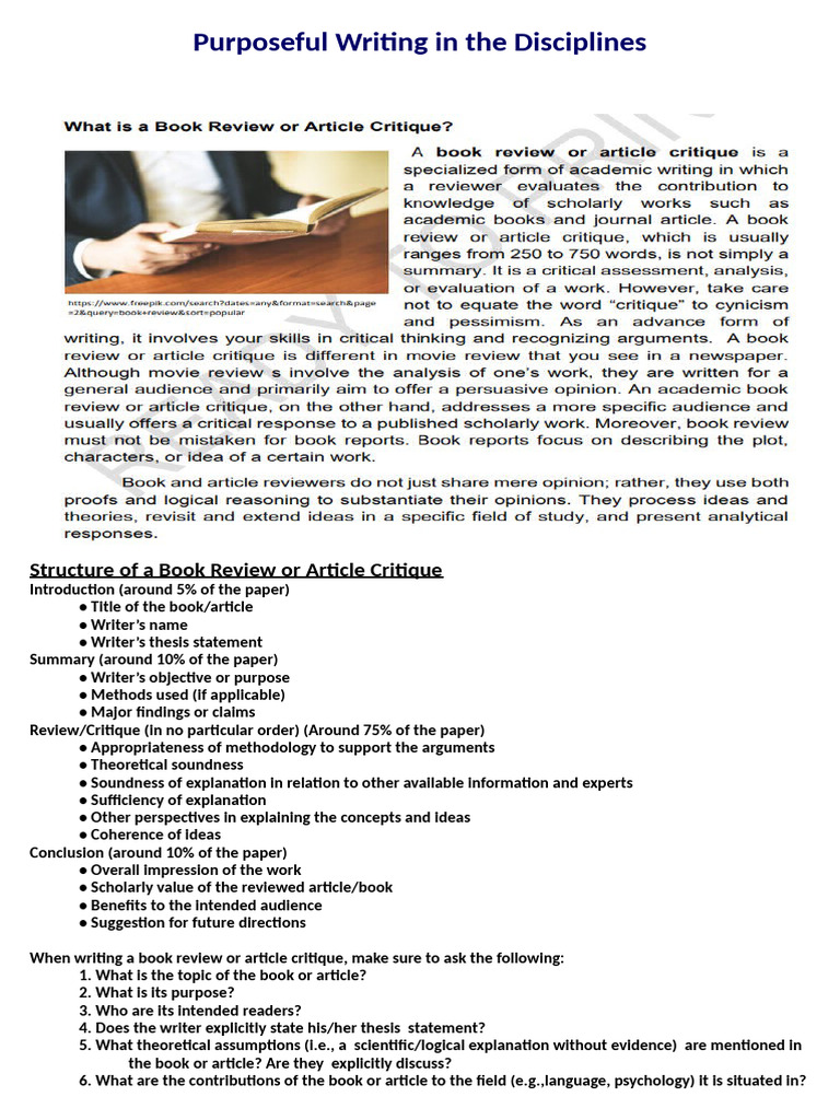 Purposeful Writing in The Disciplines FACT sHEETS | PDF | Survey ...