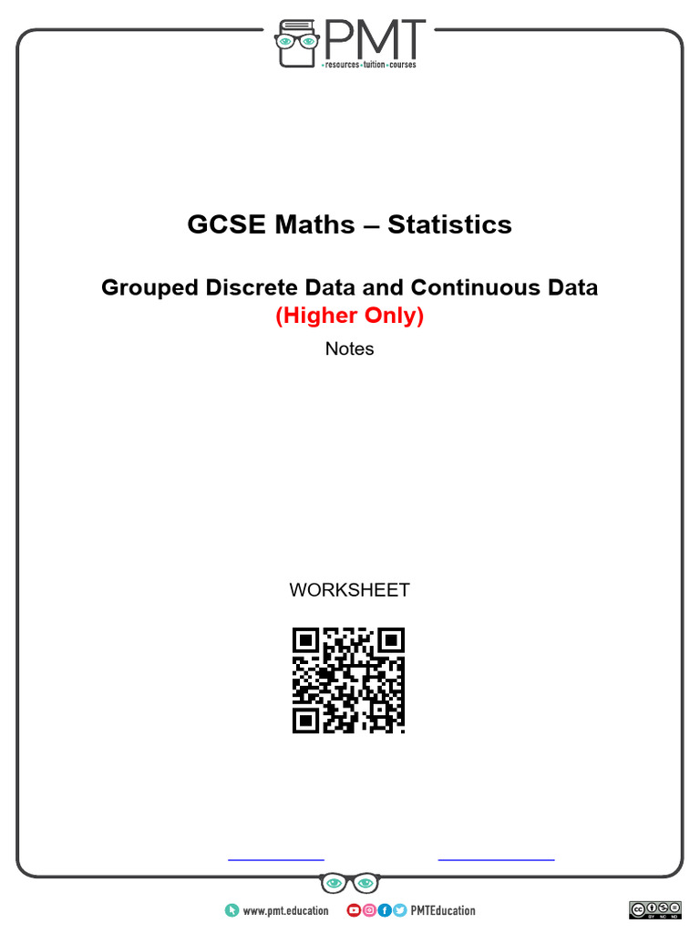 GCSE Maths: Grouped Data & Histograms | PDF | Mathematics