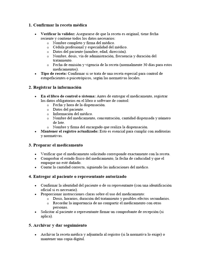 Dispensar Estupefaciente | PDF | Medicamentos con receta | Medicina