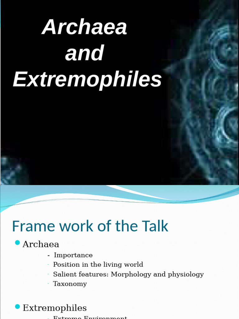 archaea and extremophiles. 131022 | PDF | Archaea | Prokaryote