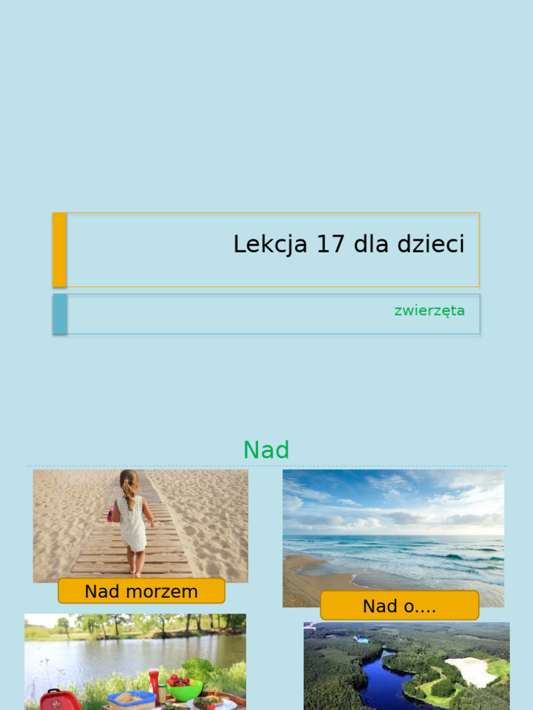 Lekcja dla dzieci 17 | PDF