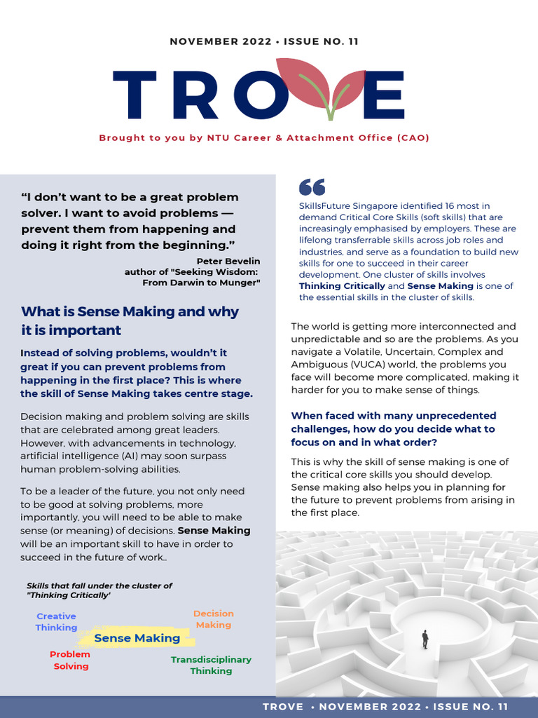 11 - How To Be Better at Sense Making | PDF | Information | Learning