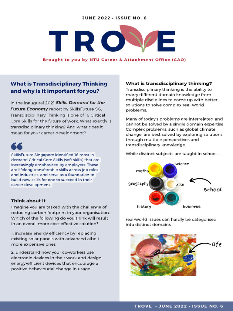AY0HNs-06_What-is-Transdisciplinary-Thinking | PDF