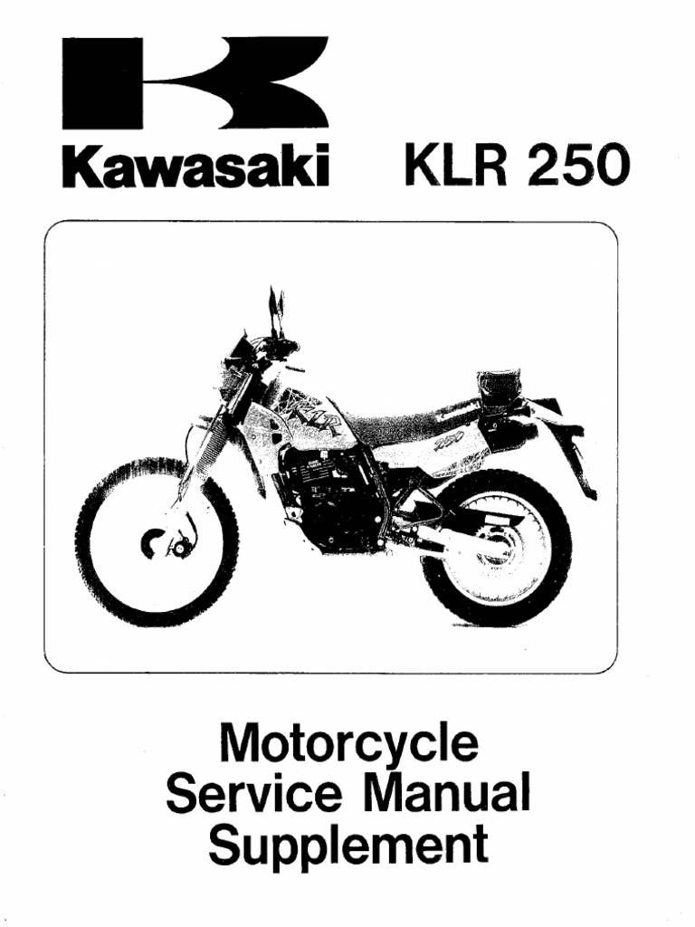 Kawasaki KLR 250 | PDF