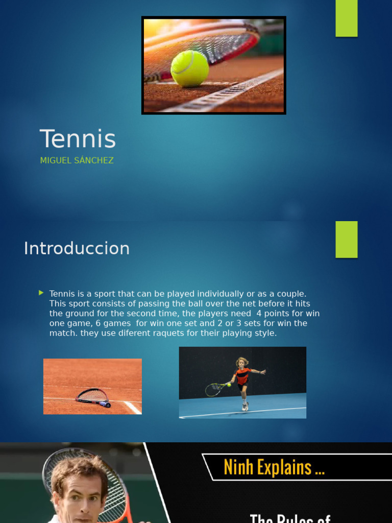 Tennis | PDF | Grand Slam (Tennis) | Sports